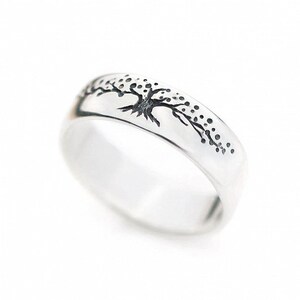 Tree of Life Ring Nature Inspired Ring Sterling Silver Ring Tree Ring ...
