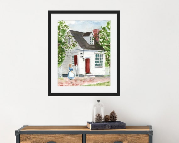 Colonial Shoemaker Painting