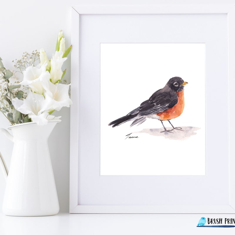 Robin Print Downloadable - Etsy