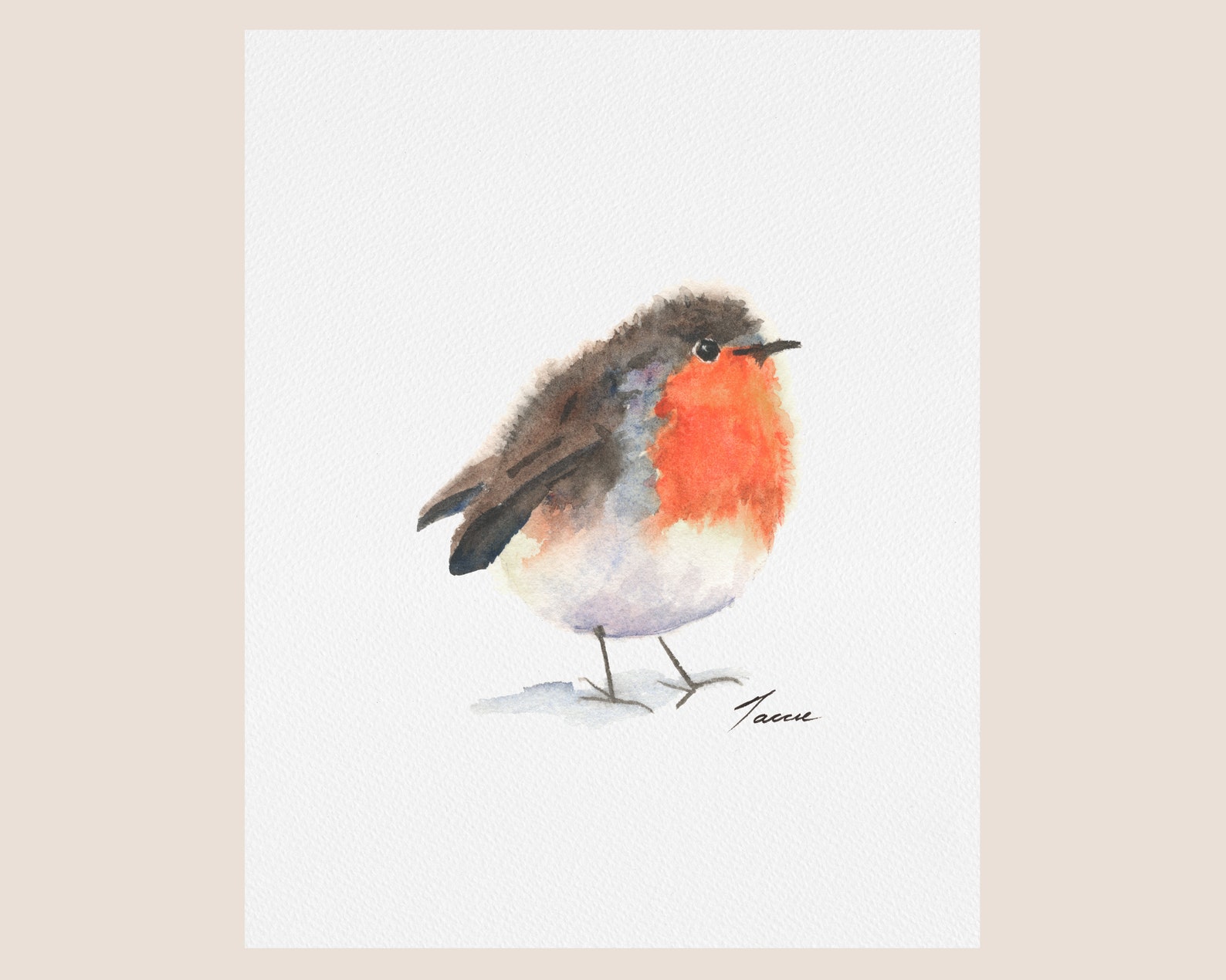 Set of 4 Bird Prints, Watercolor Birds, Downloadable Prints, Printable ...