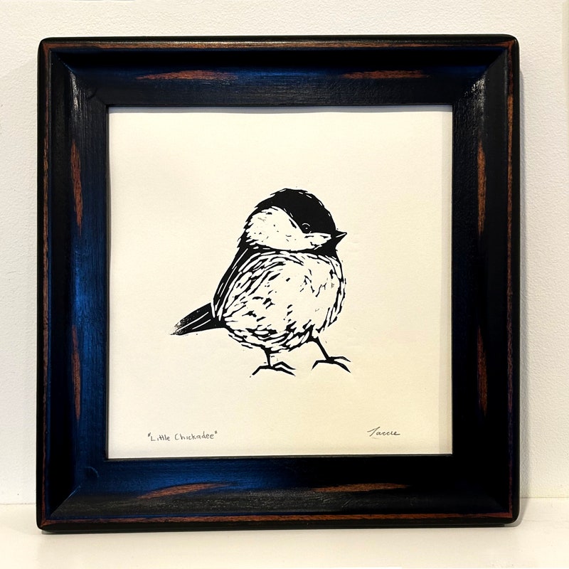Bird Linocut - Etsy