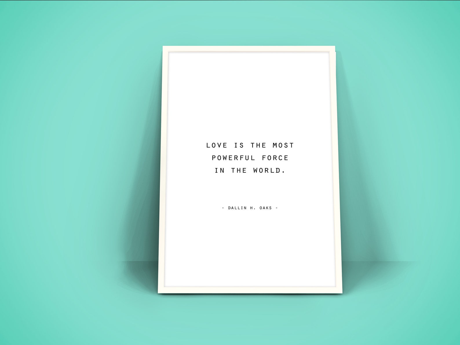 LDS Quote Love is the Most Powerful Force in the World - Etsy