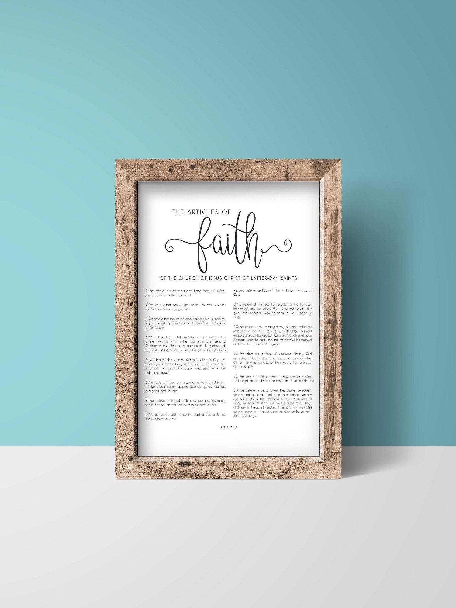 LDS Prints Set of 3 the Living Christ the Family - Etsy