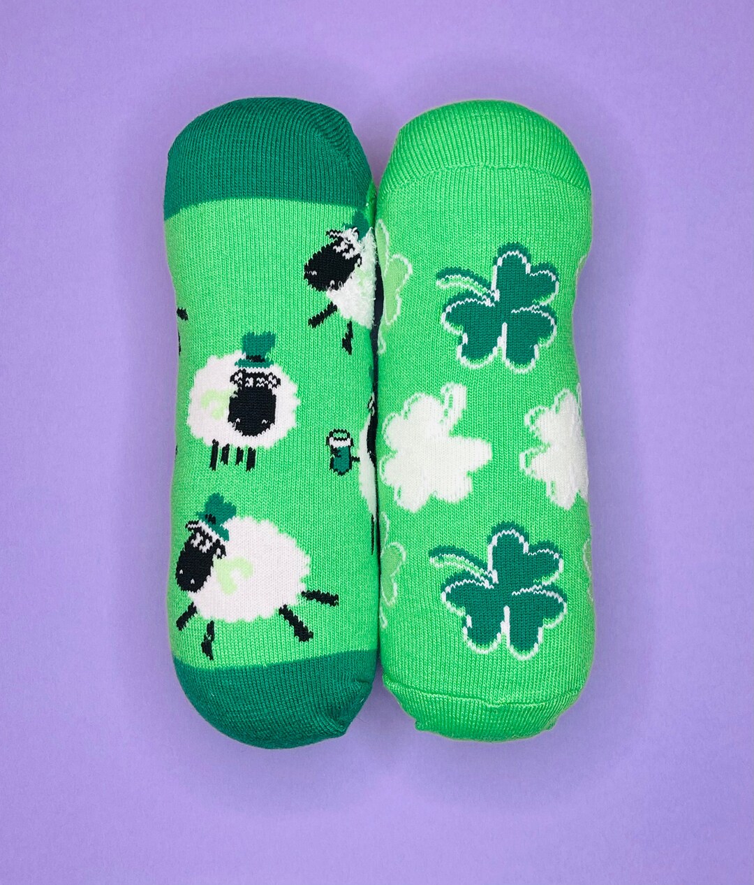 2 Lucky Sheep Catnip Kicker Cat Toy Clover, Leprechaun Hat, St Patrick ...
