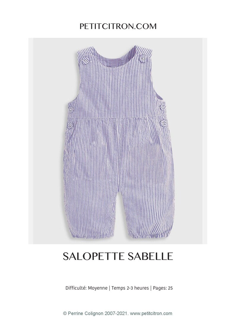 Baby Dungarees Sewing Pattern PDF 3 to 24 Months | Etsy