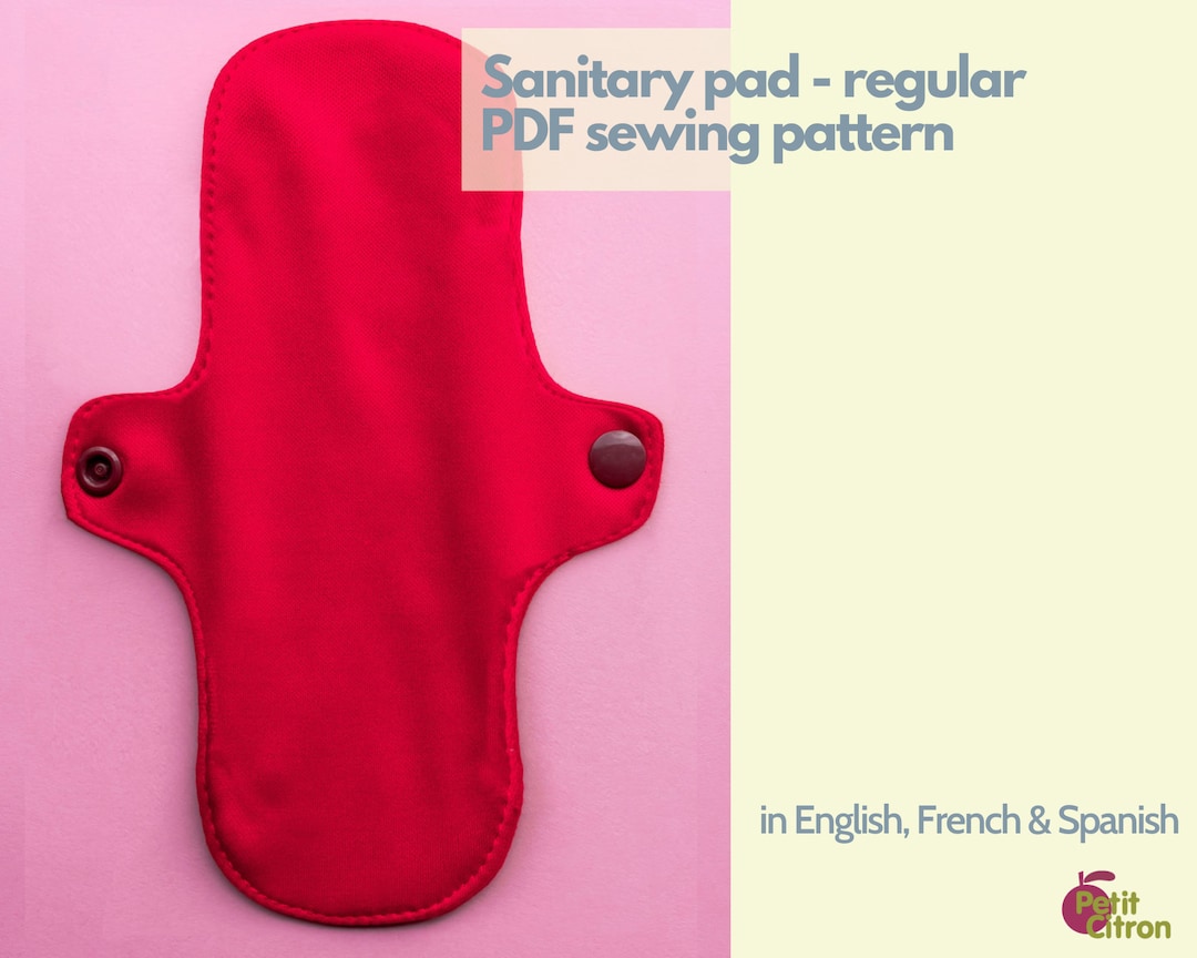 Sanitary Pad Sewing Pattern - Regular - PDF Instantané - Etsy