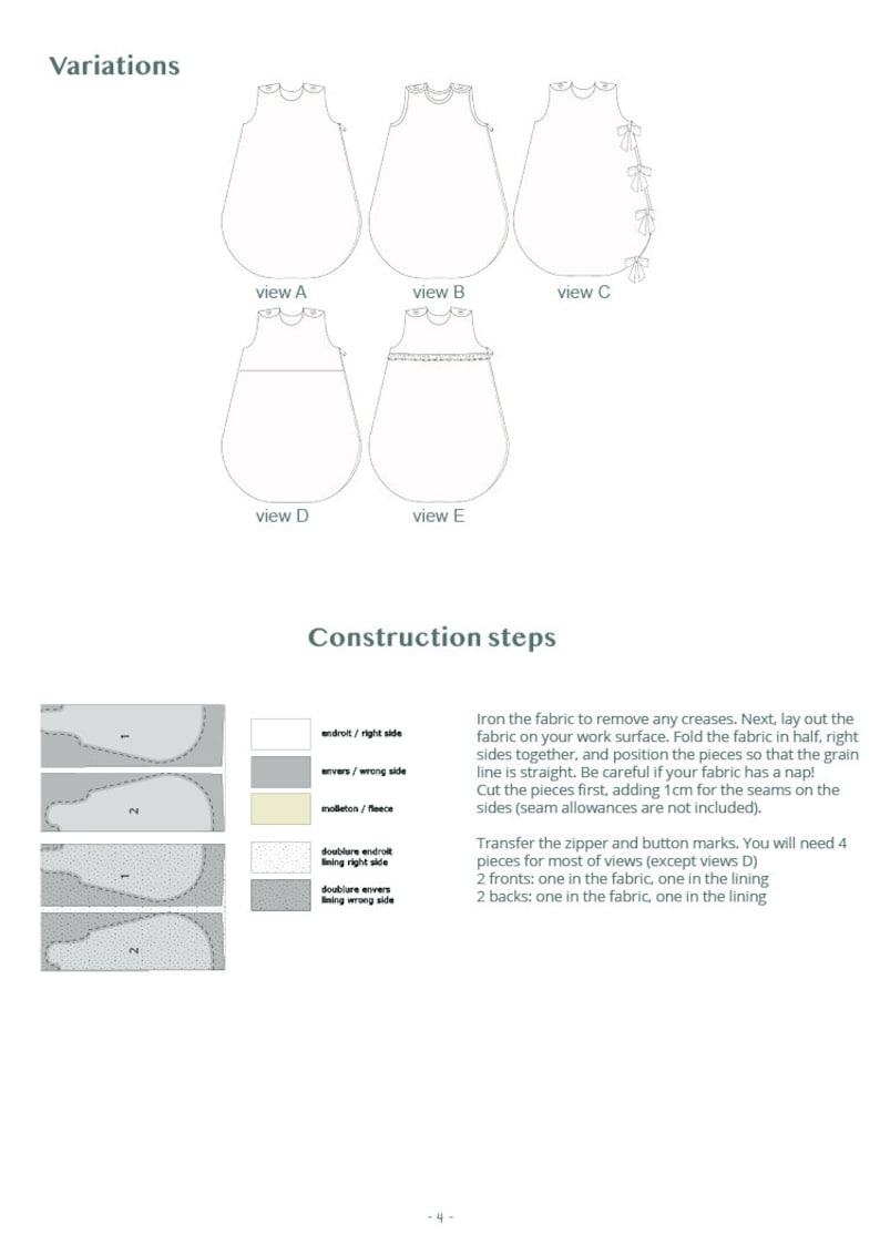 Baby Sleeping Bag Pattern Pdf Sewing, Swaddle Sack, Sleep Sack,lined ...