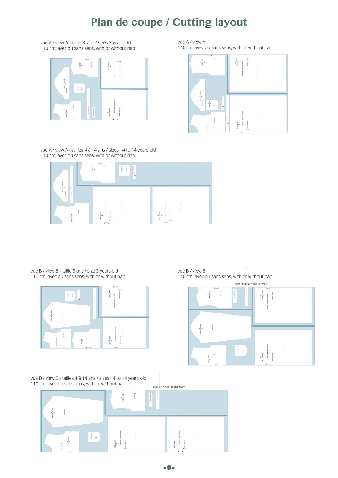 Sewing Pattern - Jersey Dress for Children - 3 to 14 Years Old ...