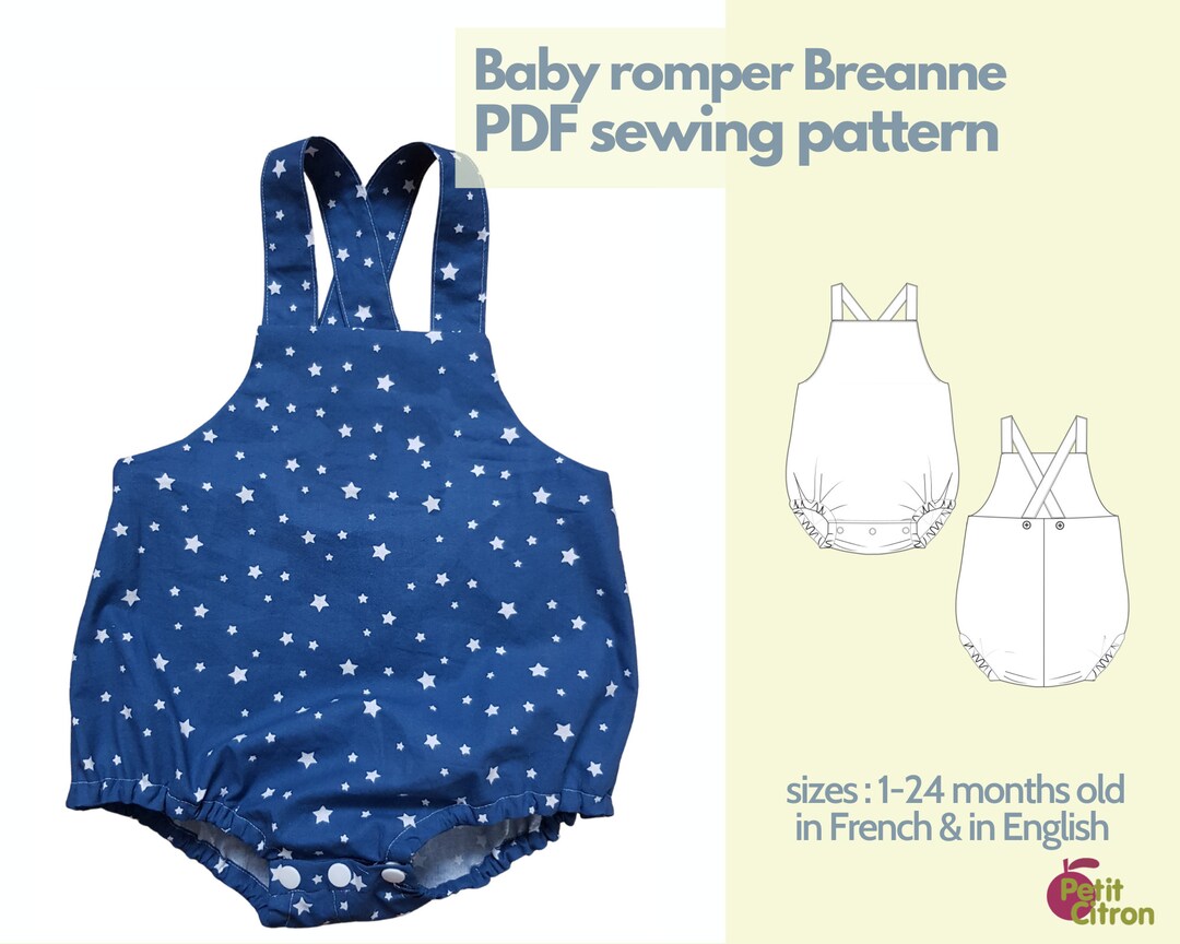 Sewing Pattern - Baby Romer - 1 to 24 Months Old - Instant PDF - Etsy ...