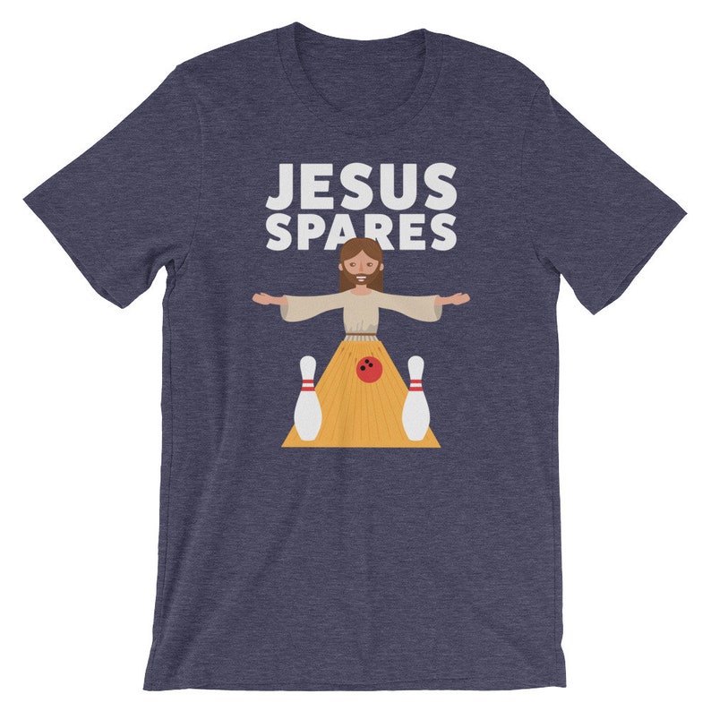 Funny Bowling T-shirt Jesus Spares - Etsy