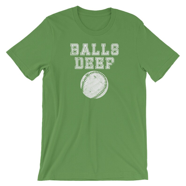 Funny Baseball Team Shirt for Men Balls Deep - Etsy