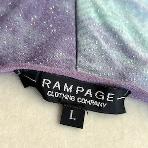 Vintage 90’s Y2K Rampage Pastel Blue & Purple Sparkly Slip Dress S M ...