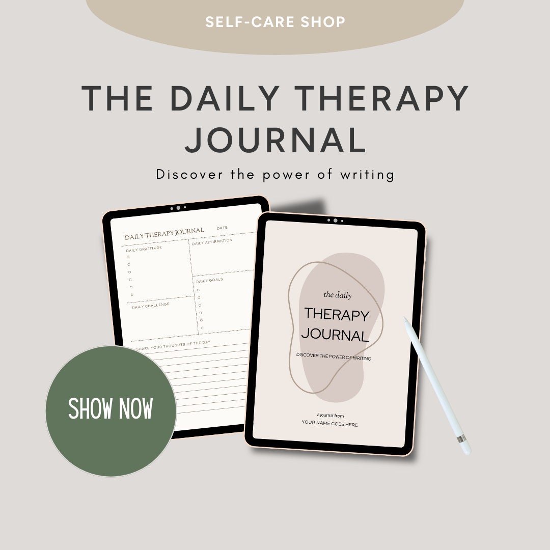 Therapy Journal | Mental Health Journal | Discover the Power of Writing ...