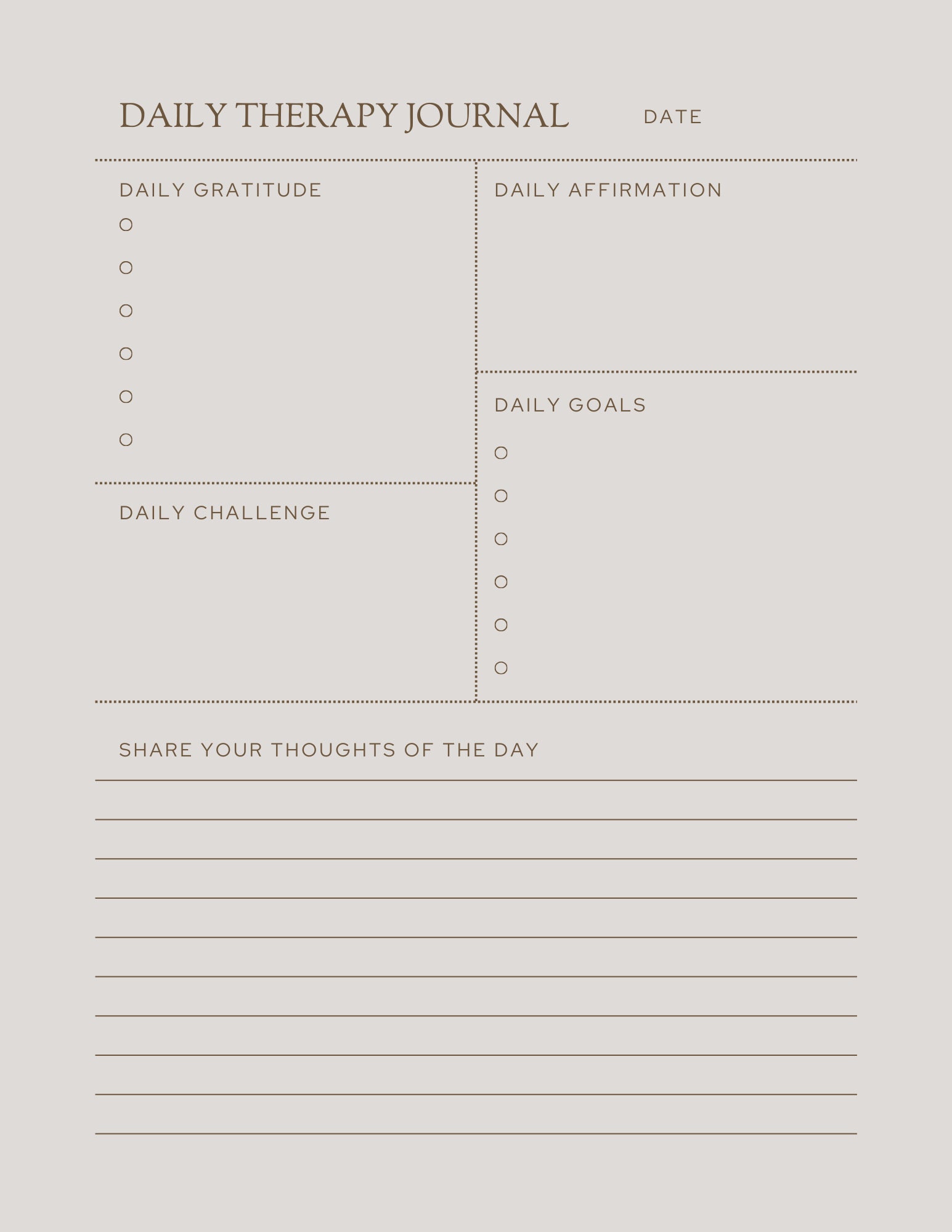 Therapy Journal | Mental Health Journal | Discover the Power of Writing ...