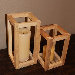 Wooden Lanterns - Etsy