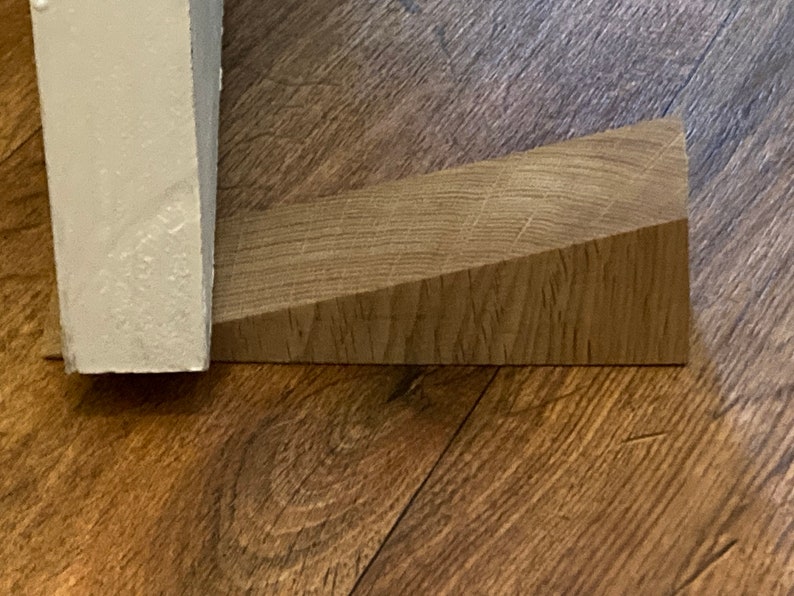 Reclaimed Solid Oak Oiled Door Stop Door Wedge Door Jam. | Etsy