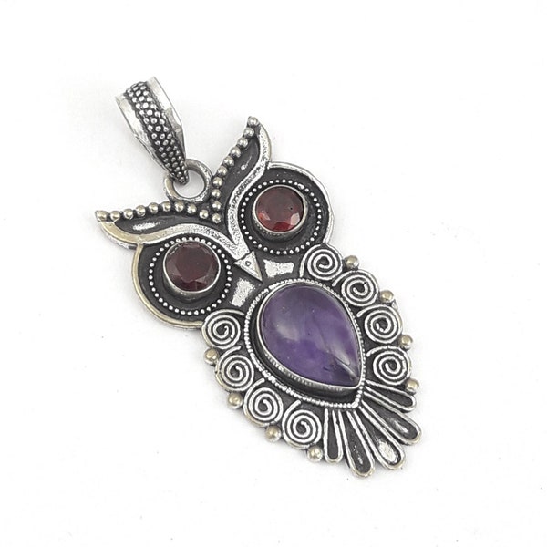 Amethyst Owl - Etsy