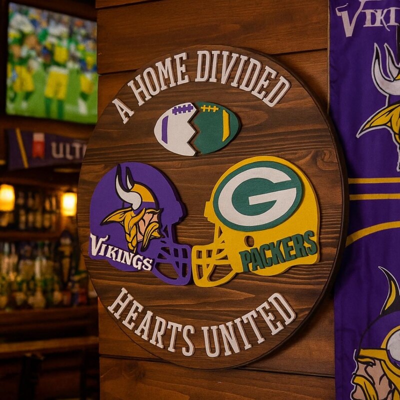 Nfl House Divided - Etsy