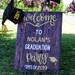 Grad Party Sign/graduation Party Sign/ Wood Grad Sign/ Grad Welcome ...