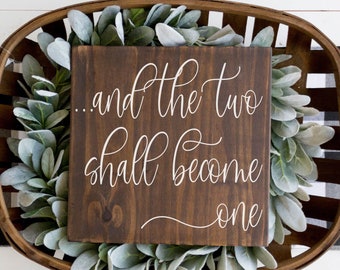 Two Shall Become One - Etsy