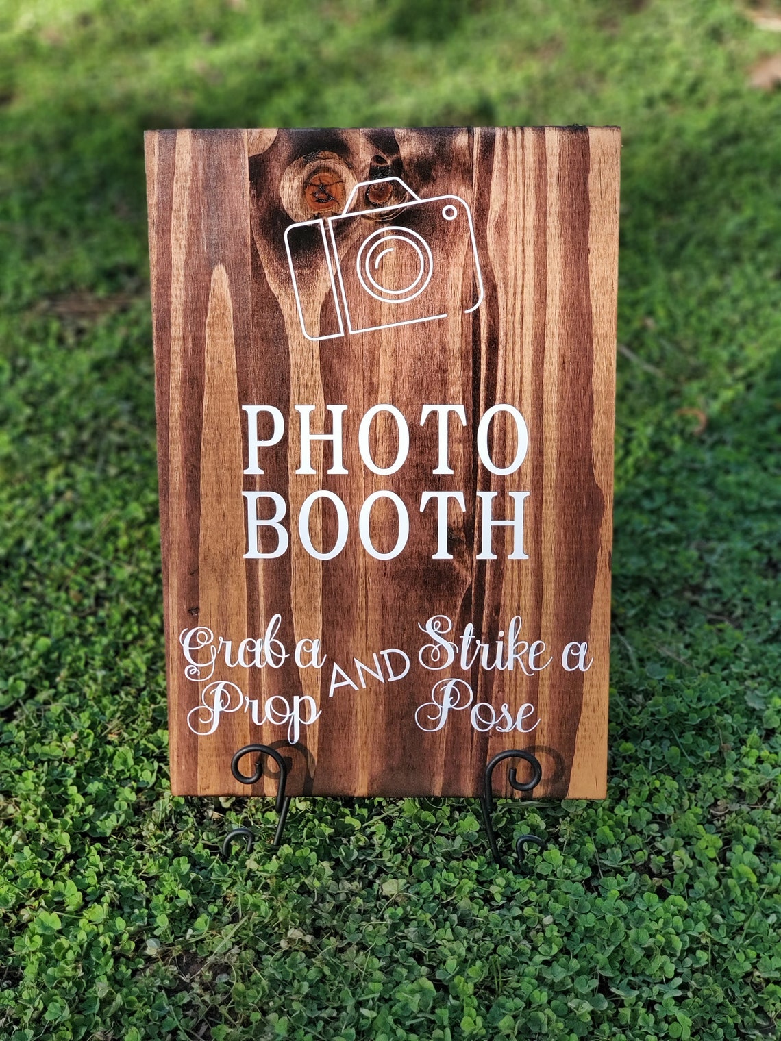 Photo Booth Sign/grab a Prop Sign/strike a Pose Sign/wedding Photo ...