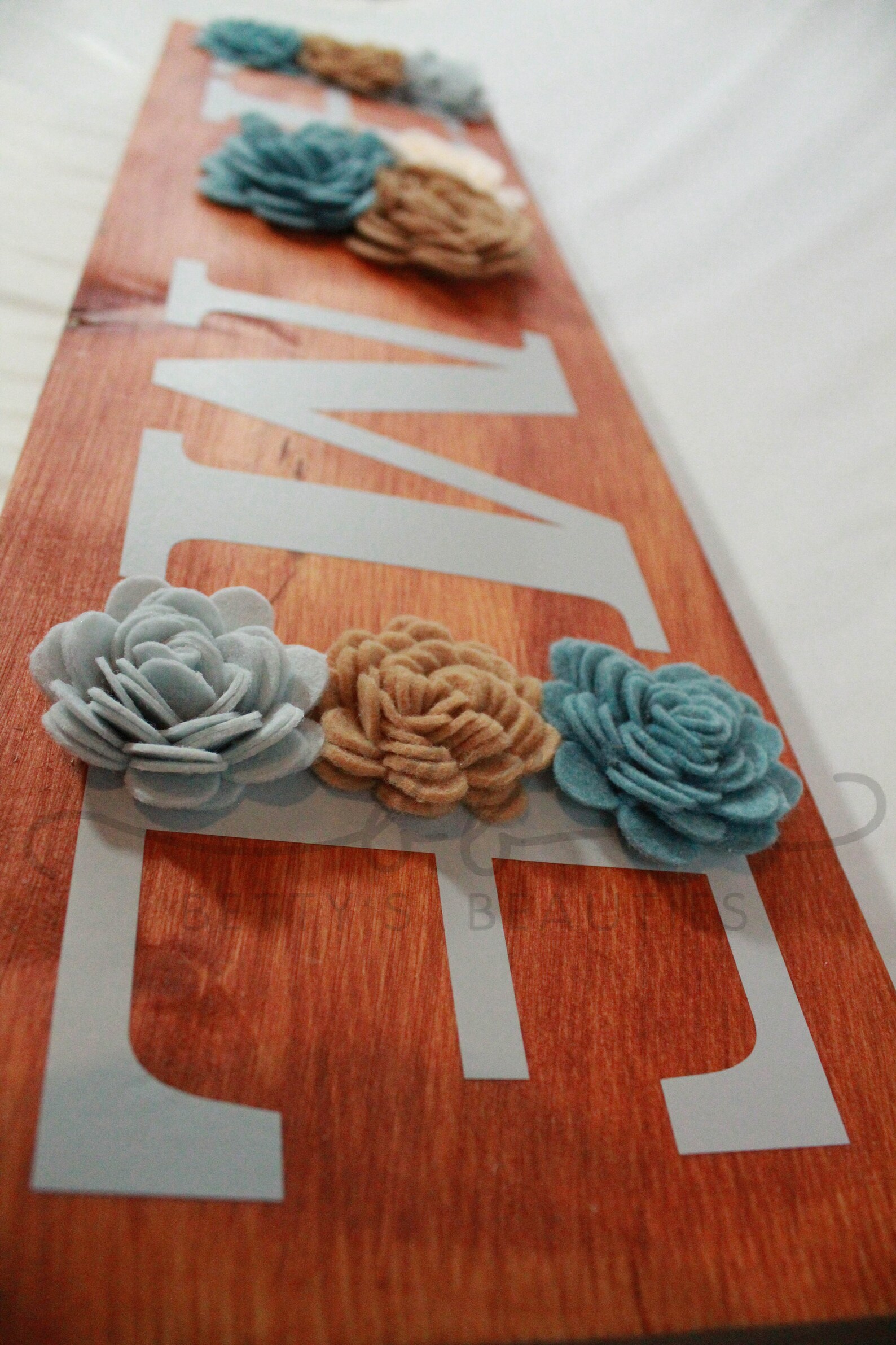 Floral Home Sign/wooden Home Sign/ Wood and Flower Sign/home | Etsy