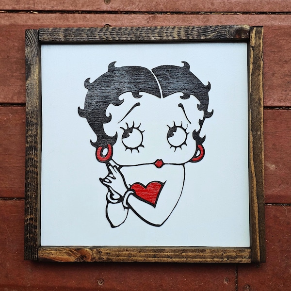 3d Betty Boop Sign - Etsy