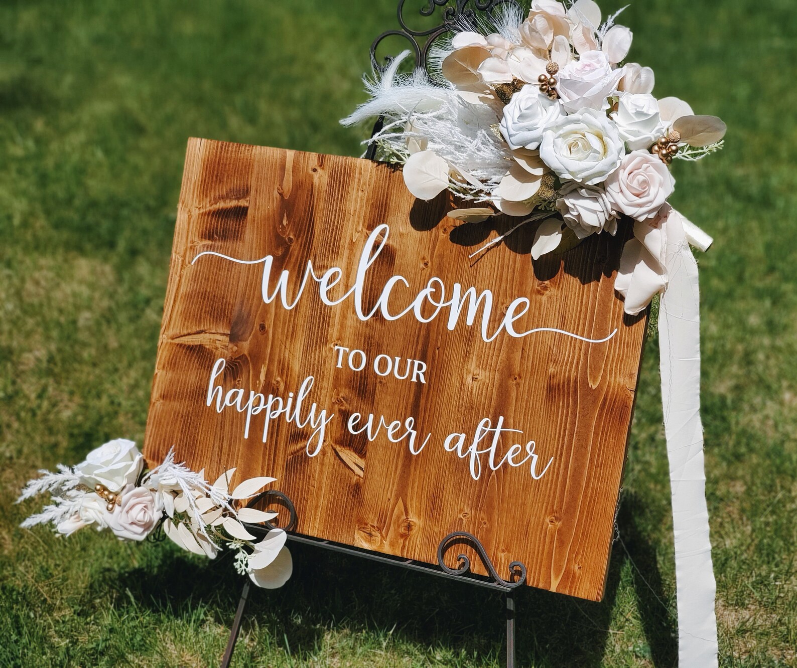 Happily Ever After/wedding Ceremony Sign/wedding Welcome | Etsy