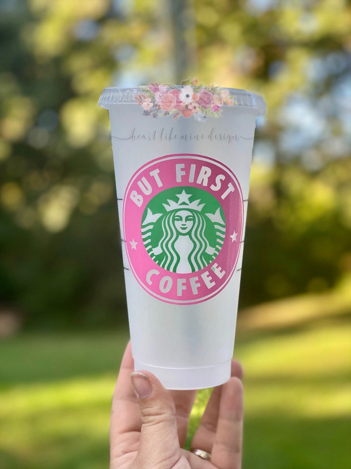 But First Coffee Starbucks Cold Cup but First Coffee Cup | Etsy