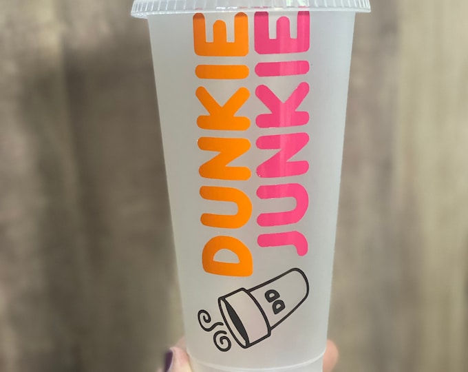 Inpired Dunkin Donuts Cup Dunkin Donuts Personalized Cup - Etsy