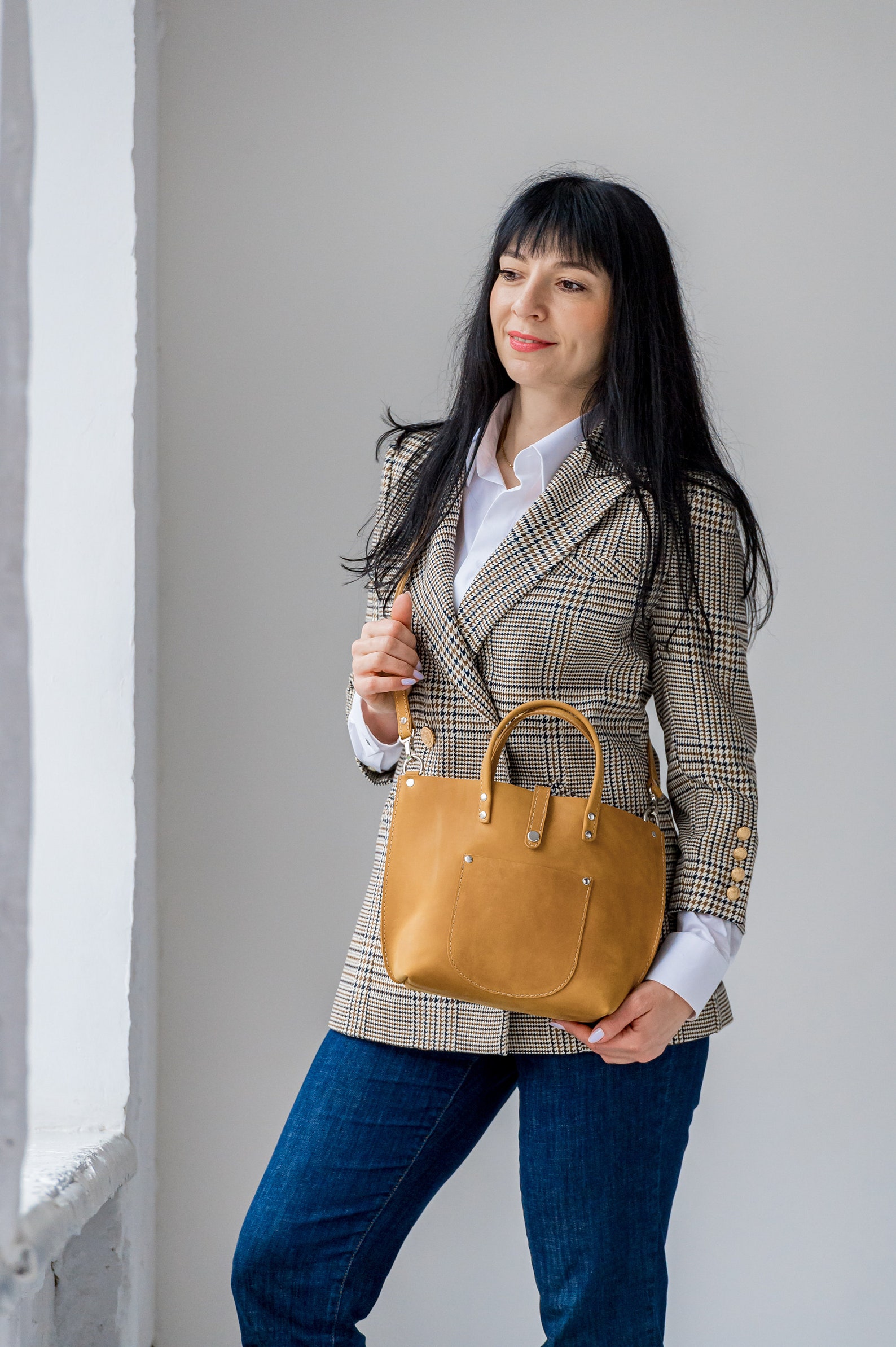 Mini Leather Tote Mini Tote Bag Mini Shoulder Bag Crossbody - Etsy