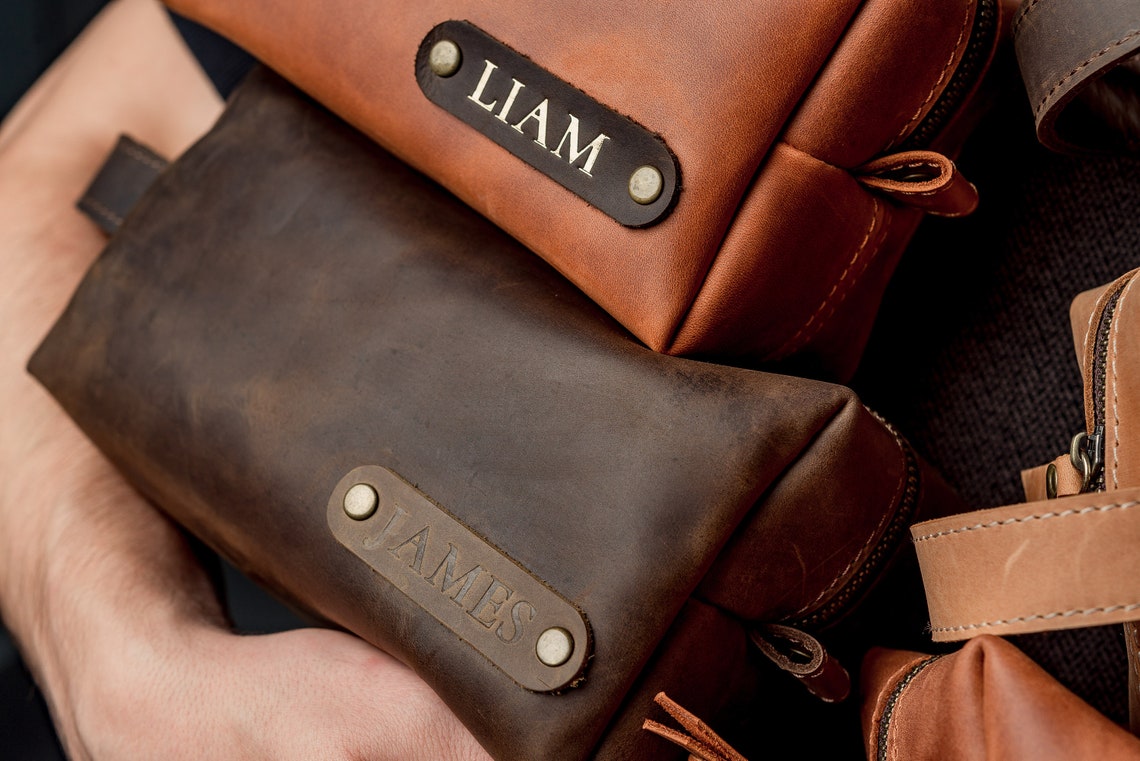 Men's Toiletry Bag Cosmetic Bag for Men Personalized - Etsy UK