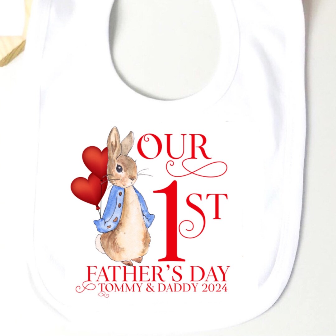 Peter Rabbit Theme / Baby Fathers Day Outfit / Our 1st Fathers Day Vest ...
