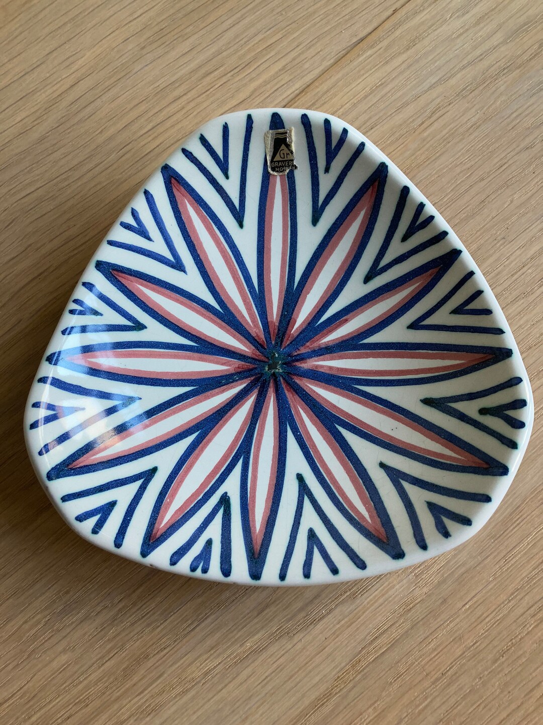 Vintage Norwegian Hand Painted Graveren Studio Pottery Dish - MCM - Etsy