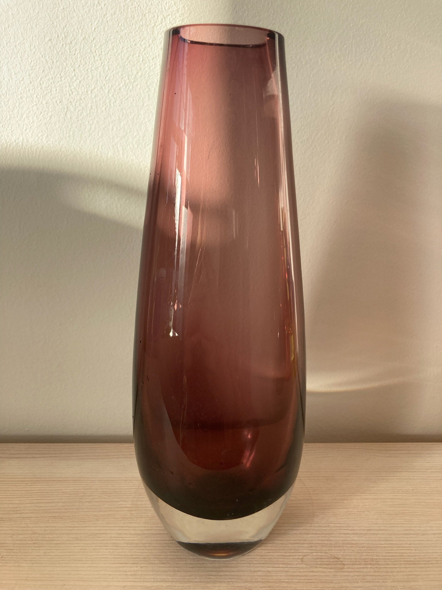 Torpedo Vase From Åseda Glass Factory Design Bo Lundström - Etsy