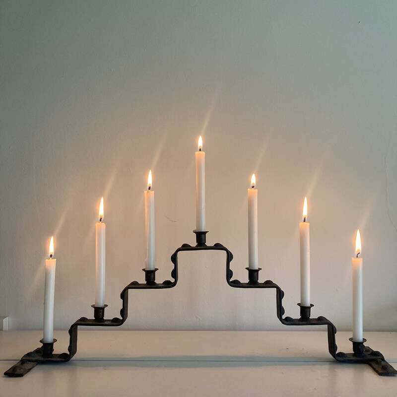 Rustic Candelabra - Etsy