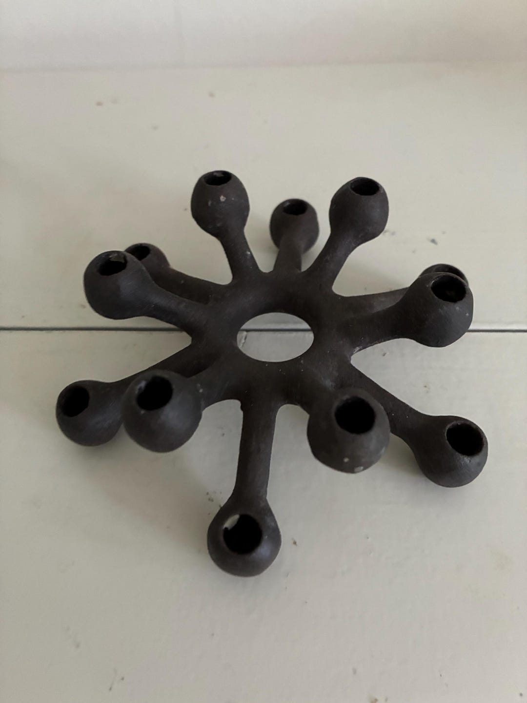 1960s Dansk Designs Quistgaard Cast Iron Atomic Era - Spider - Candle ...