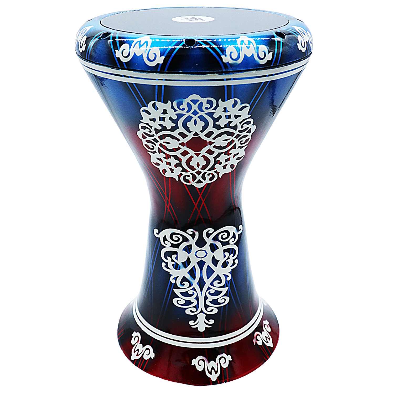 The 18'' Zaza Percussion Horizon Egypt Style Darbuka Doumbek Liquid Red ...