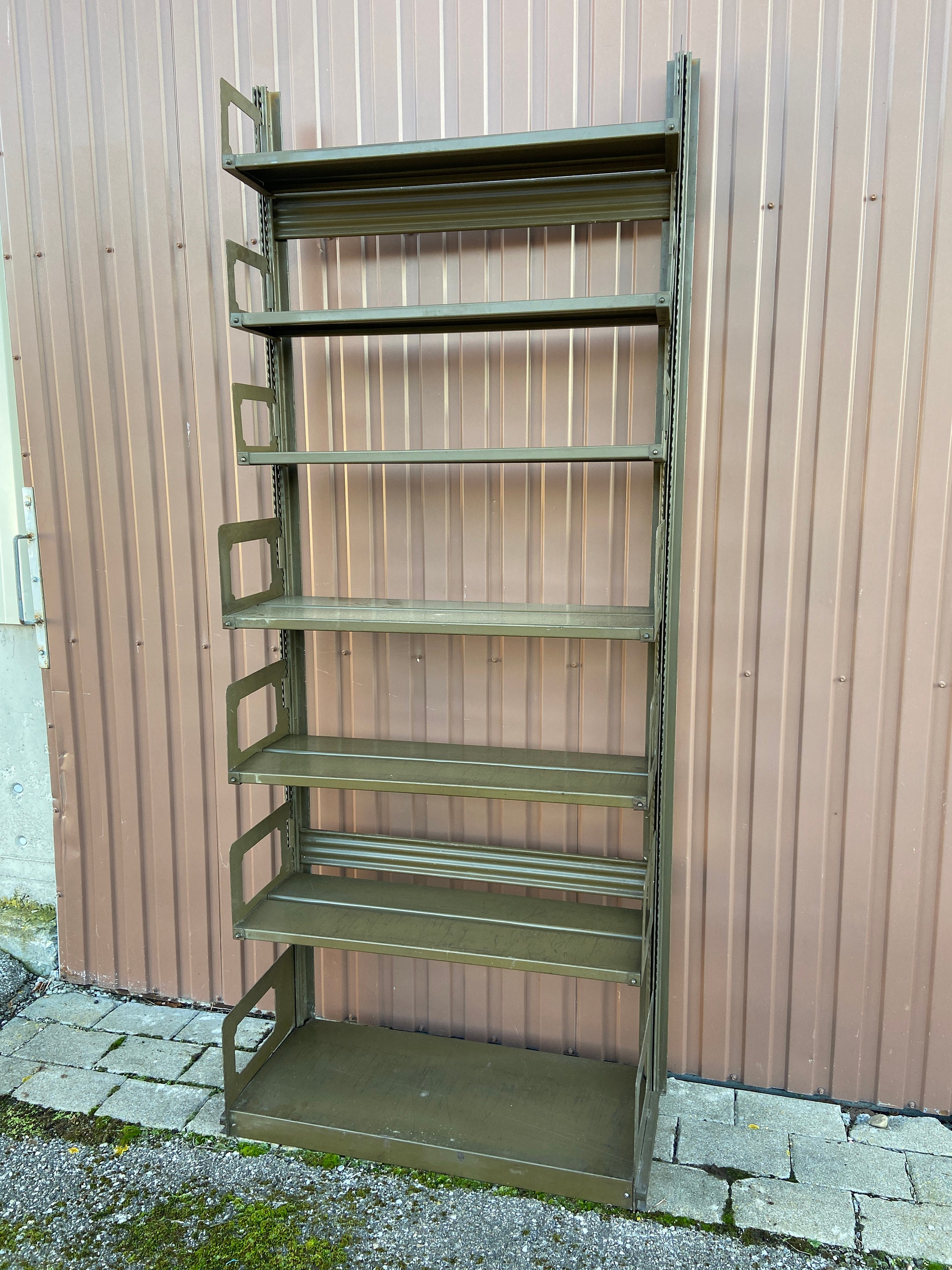 Strafor Metal Shelf 1930s Lipman Design Vintage Industrial Etsy