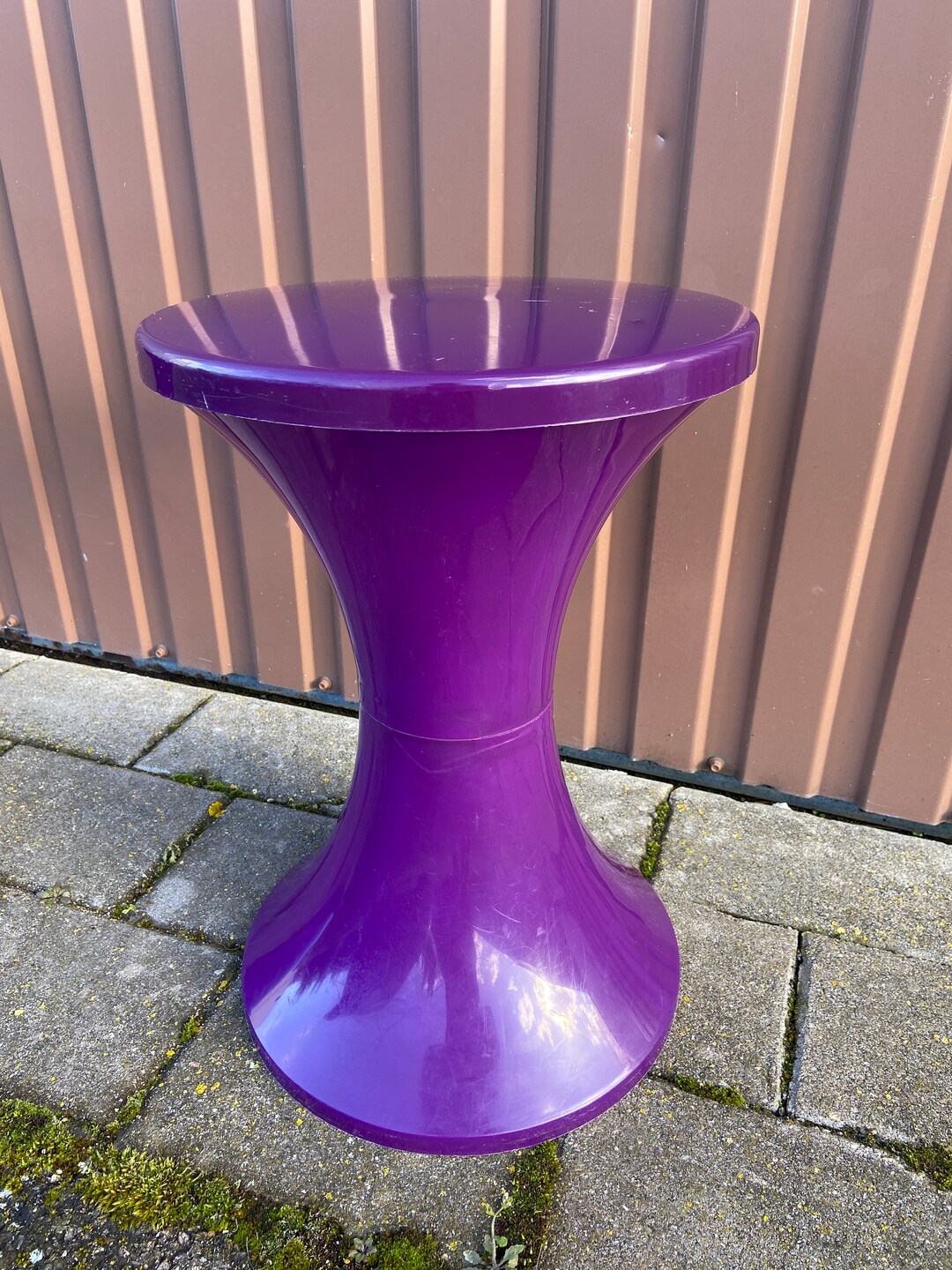 Diabolo Stool Tam Tam Pop Massonnet 1980s Vintage Plastic Hocker Stool ...