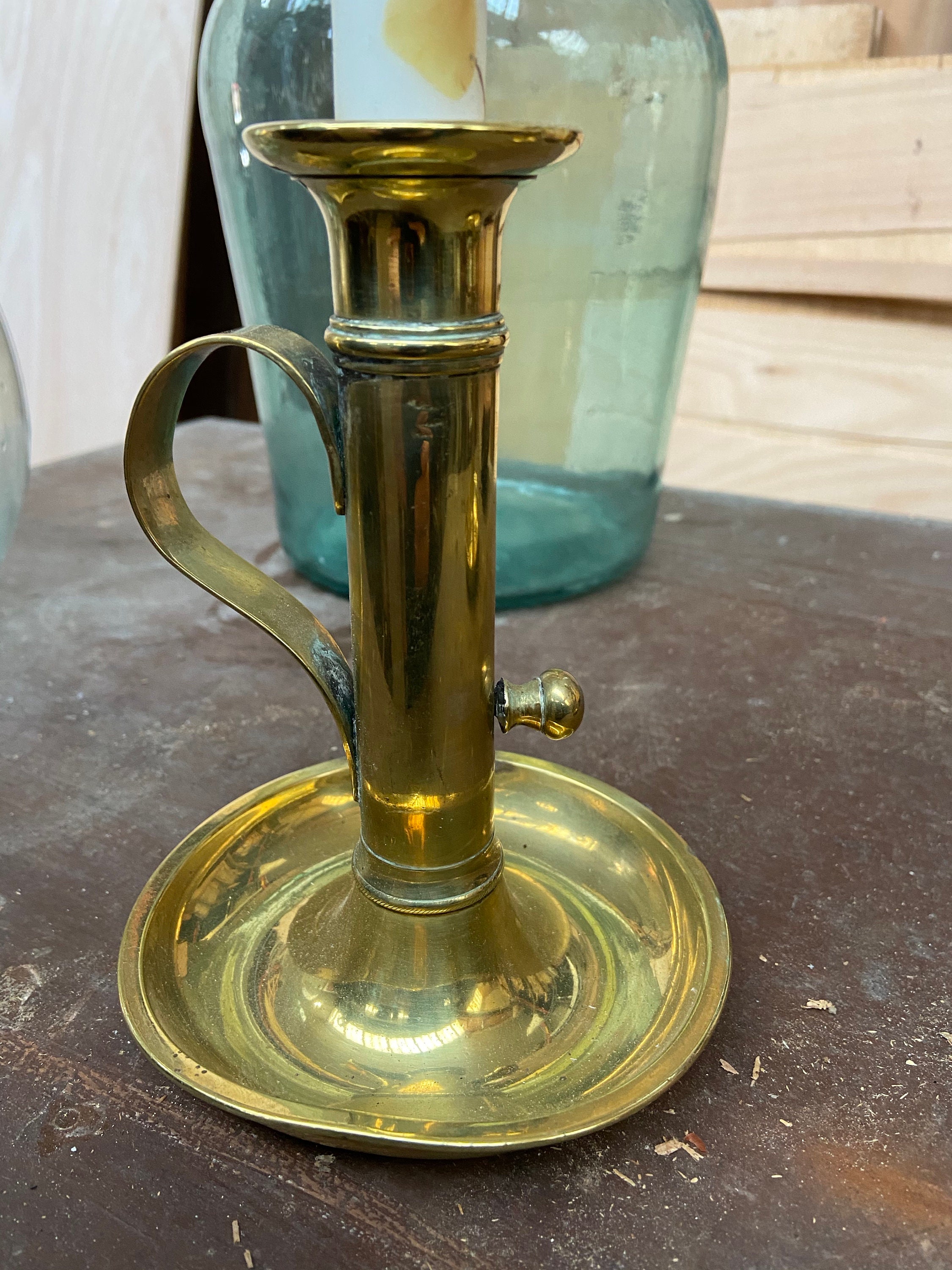 Paar Kerzenständer Kerzenständer mit Spiegelstrich LOUIS | Etsy