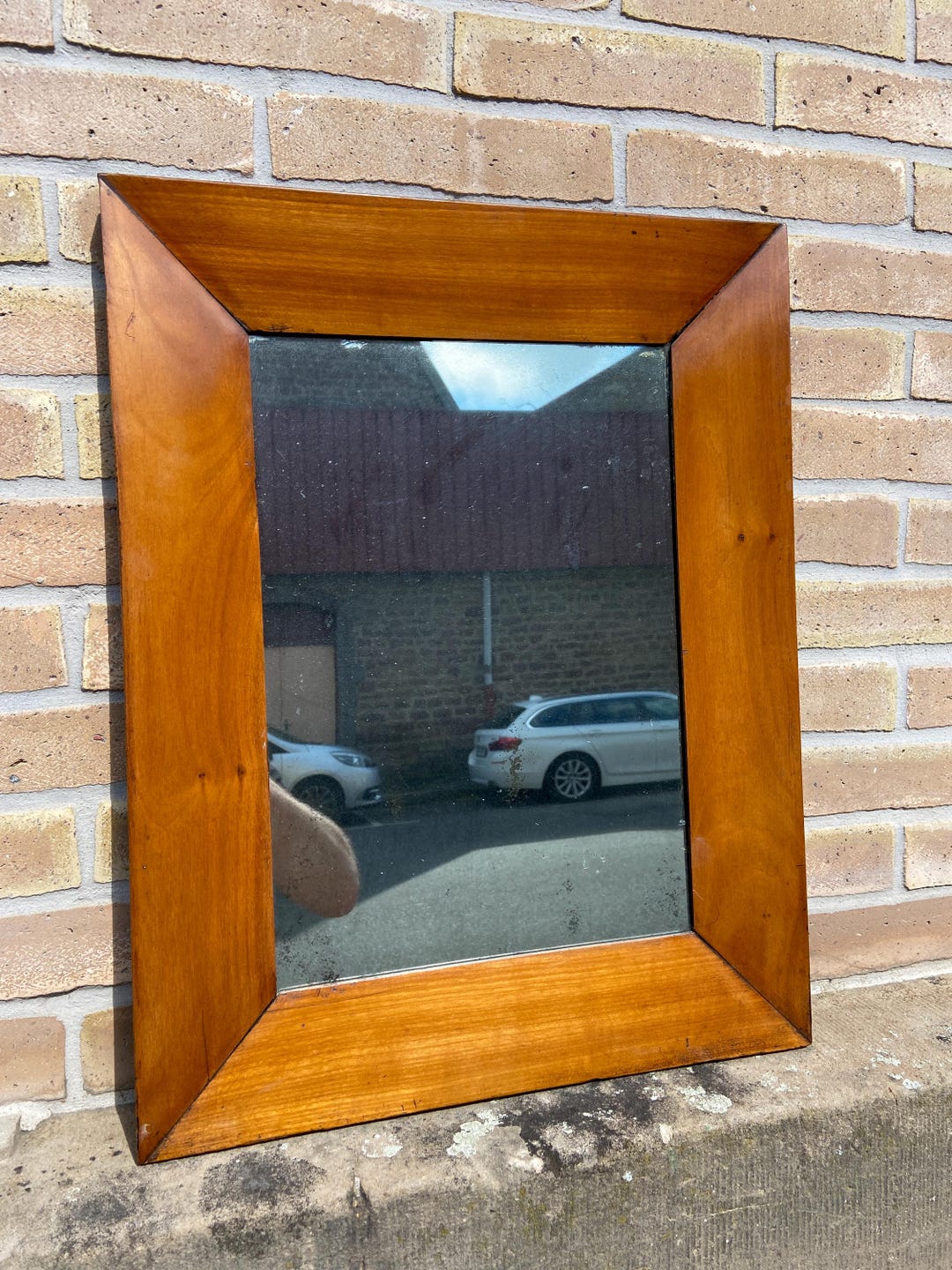Very Old Vintage Mirror 1850 Cherry Alsace Region Louis Philippe Style ...