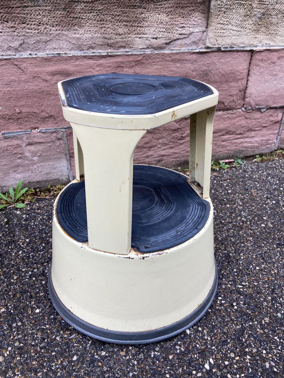 Very Cool French Industrial Grocery Store Metal Step KIK Step Stool ...