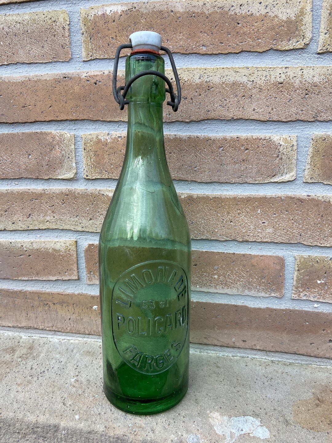 Old Policard Farges Viot Lemonade Bottle Farges-en-septaine Che 1920/ ...