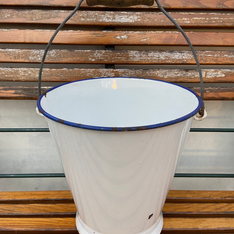Enamel Bucket - Etsy