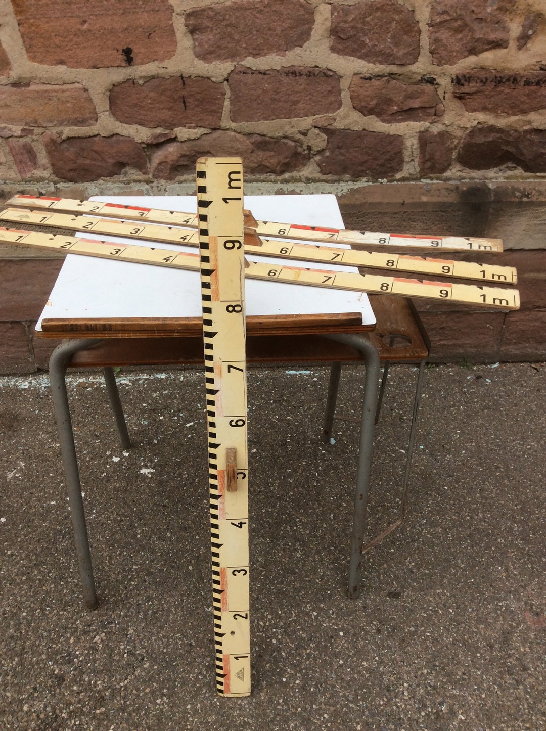 Albert NESTLER Large Vintage French School Meter Ruler - Etsy