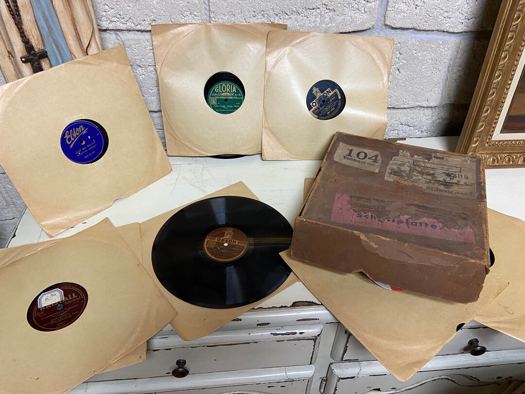 Lot of 25 Old Gramophone Records 78 Rpm Pathé Odéon Gloria Polydor German Songs German 1940 - Etsy
