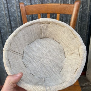 Antique French Baker's Wicker Round Bread Basket 1950s Bread Basket - Etsy