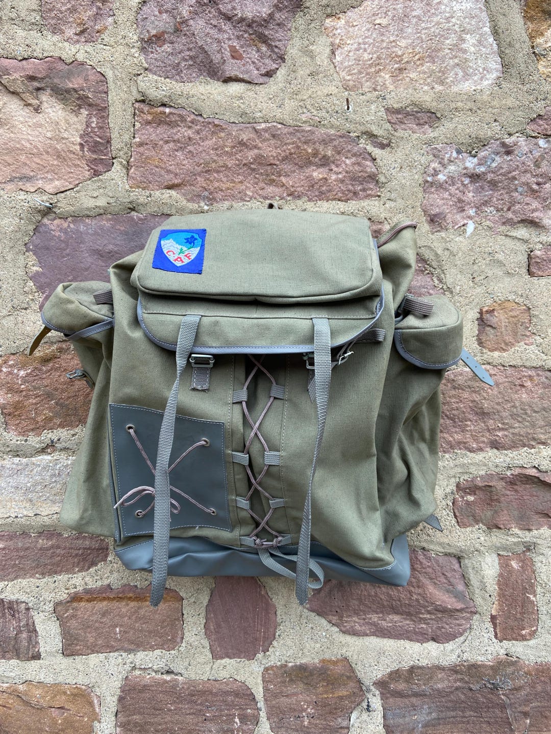 Old Vintage Millet Backpack Mountaineering Scout Hiking Militaria 1960S ...