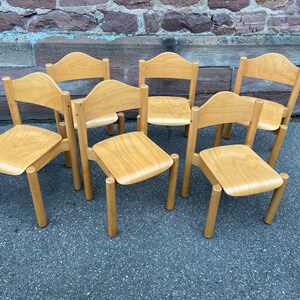 Kindergarten Child School Chair VINTAGE Style Alvar Aalto Wood Design ...